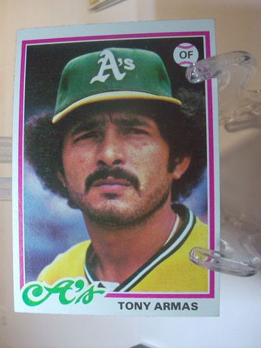 1978 Topps Baseball Card #298 - Tony Armas - Oakland Athletics (80844 ...