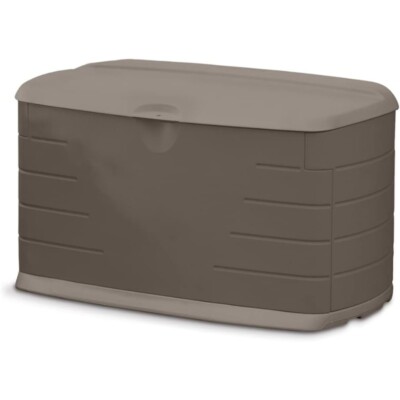 Rubbermaid Medium Resin Outdoor Storage Deck Box (73 Gal), Weather ...