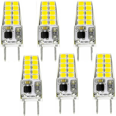 6x T4 JCD Type G8 Bi-Pin Base Bulb For Outdoor Landscape Deck Step ...