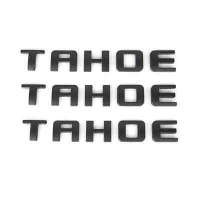 07-18 Chevrolet Tahoe Blackout Letter Emblems Door Badges Nameplate ...