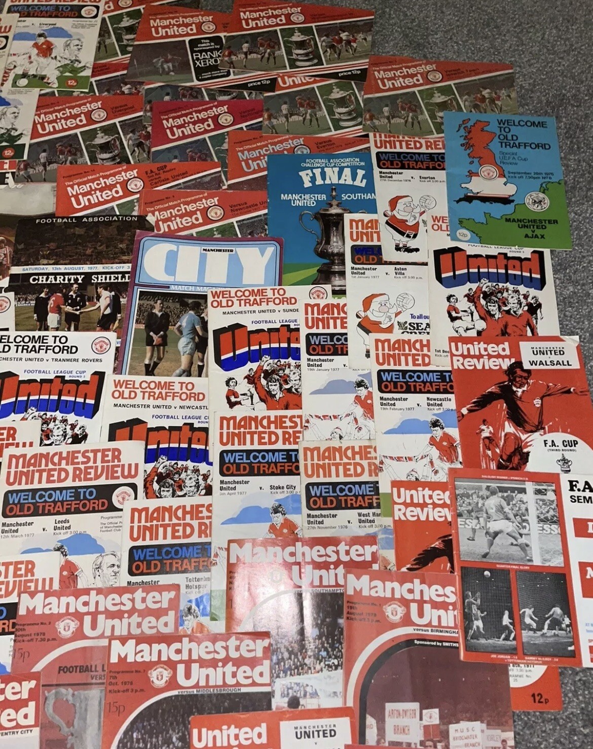 VINTAGE Manchester United Programmes | eBay UK