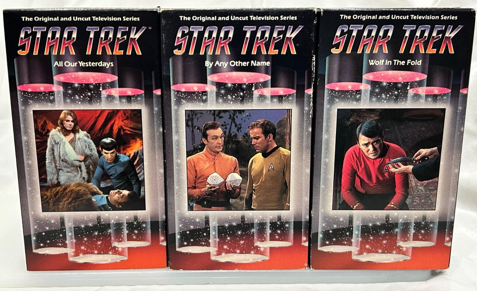 Vintage Lot Of 22 Star Trek Original Uncut Television Series VHS Tapes ...