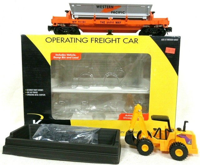 K-Line by Lionel 6-21271 Western Pacific Operating Coal Dump Car With ...