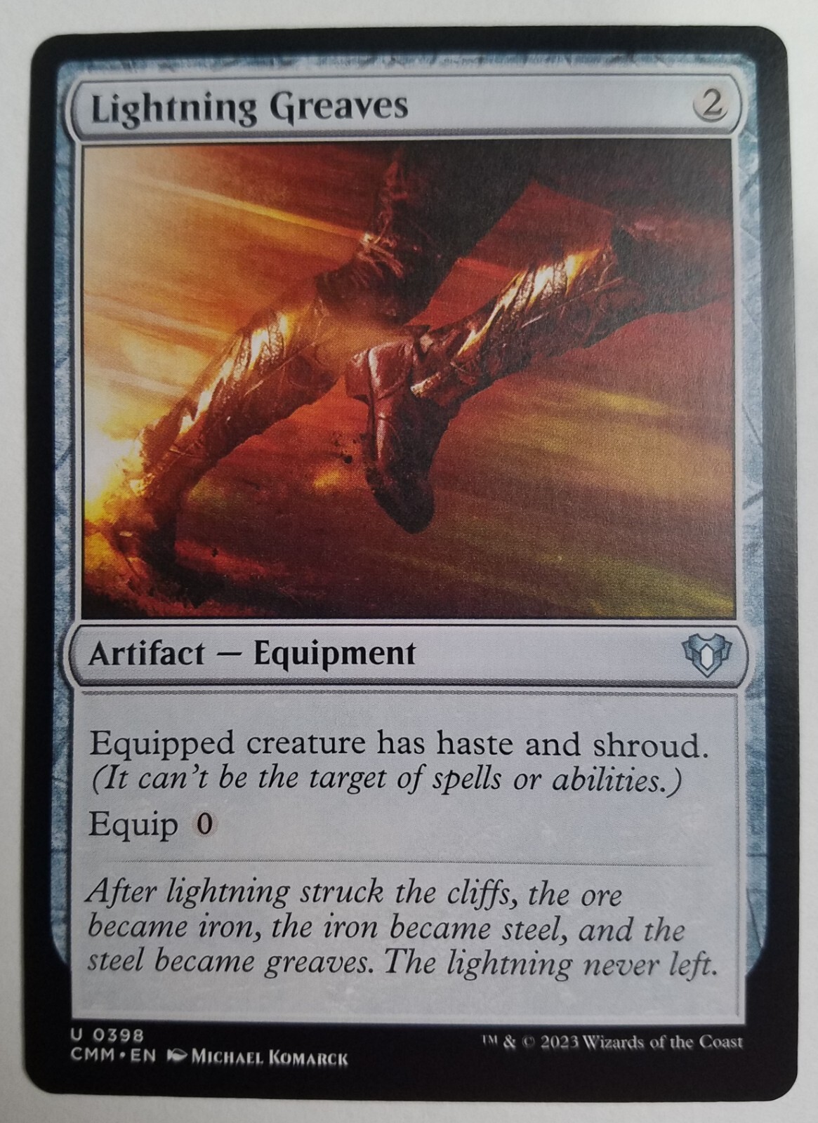 MTG Magic The Gathering - Lightning Greaves - Commander Masters | eBay