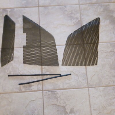 RADIATOR Mesh Grills+Side Intake Mesh Grills Insert For Corvette C8 ...
