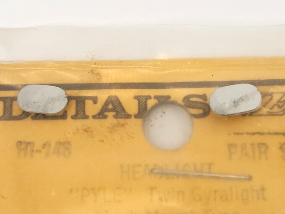 HO Scale Details West #HI-148 "PYLE" Twin Gyralight Flush Mount Type | eBay