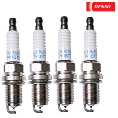 Set of 4 Denso Spark Plug 4503 For Acura Chevrolet Chrysler Dodge Ford ...
