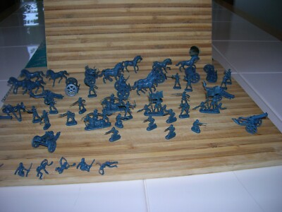 ATLANTIC CUSTER & GATLING GUNS FAR WEST TOY SOLDIERS 1/72 VINTAGE ITALY ...