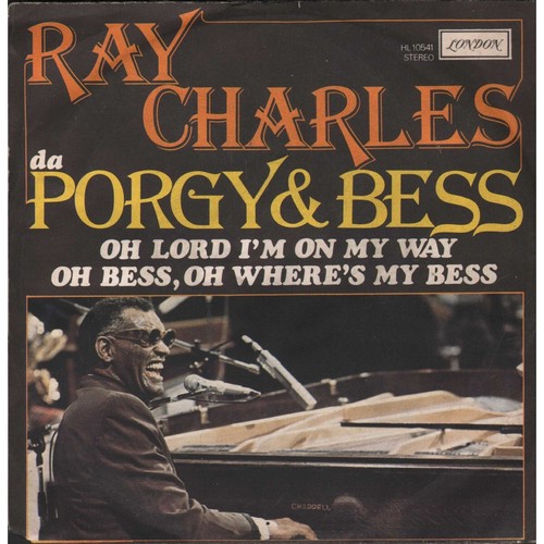 Ray Charles Vinyl 7" 45 tours Oh Lord I'M on My Way / Oh Bess, Oh Where ...