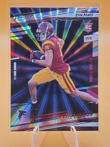 Drake London Atlanta Falcons 2022 Panini Prestige Sunburst Parallel ...