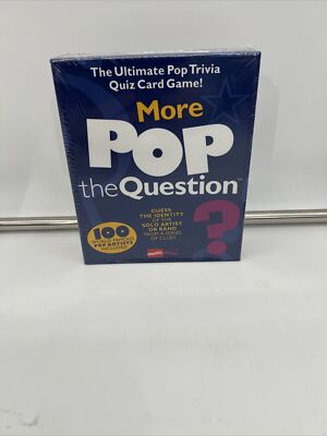 MORE POP THE QUESTION THE ULTIMATE POP MUSIC TRIVIA CARD GAME POP MUSIC ...
