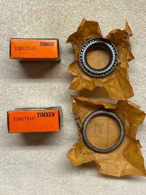 Timken LM67048 and LM67010 Bearing Set | eBay