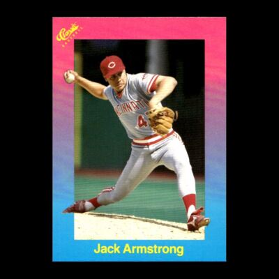 Jack Armstrong 1989 Classic Travel Cincinnati Reds #97 R320I 42 | eBay