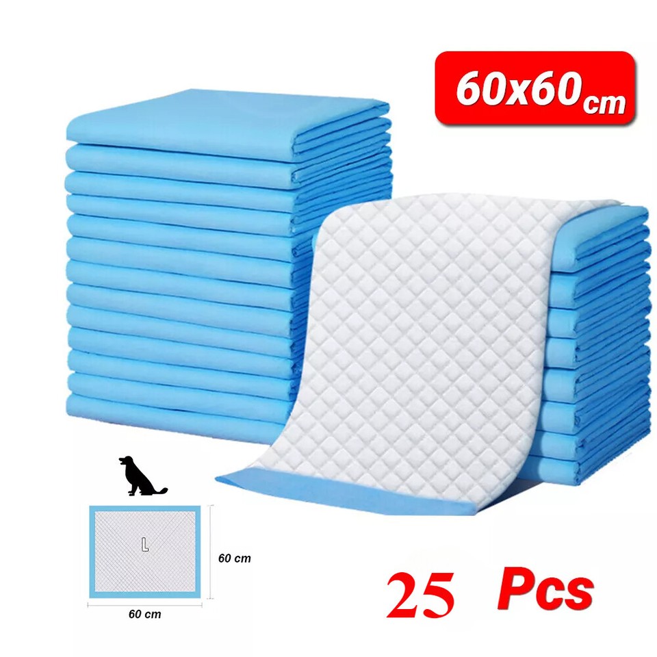 60x90cm 60x60cm XL/L Puppy Dog Training Pads Pet Toilet Pee Pads Mat ...