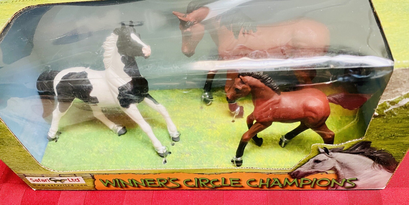 Pinto Mustang Morgan Foal & Morgan Mare Winner’ Circle Horses Figure ...