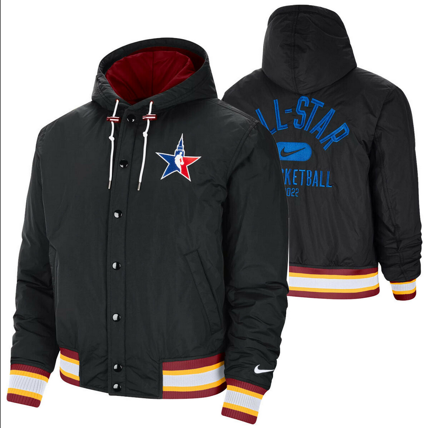 Nike NBA All-Star Game ASW 2022 Courtside Jacket Coat Black Nike NBA All-Star Game ASW 2022 Courtside Jacket Coat Black