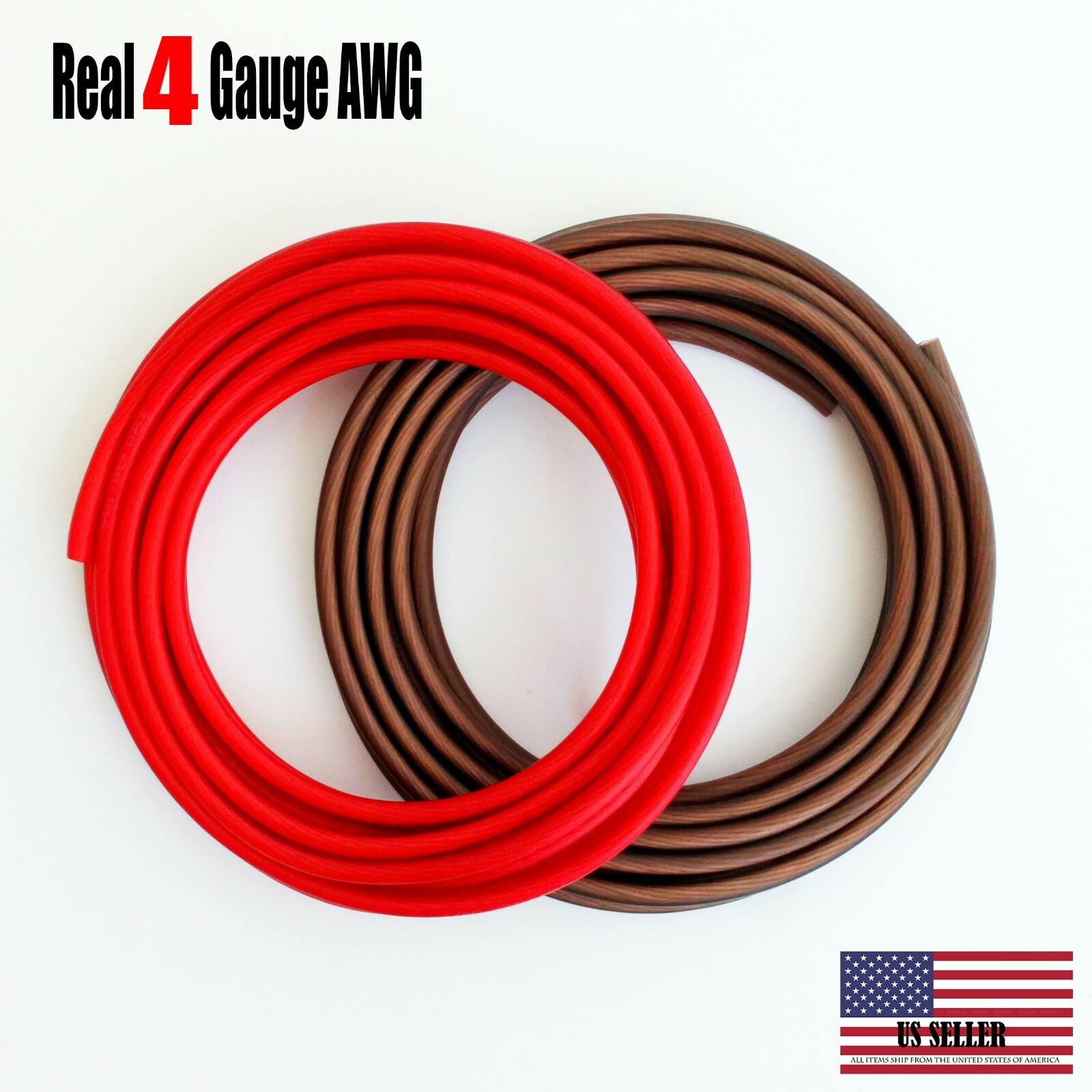 4 Gauge Wire BLACK RED Amplifier Power Ground Amp Wire 30 Feet Cable 4-gauge-wire-black-red-amplifier-power-ground-amp-wire-30-feet-cable