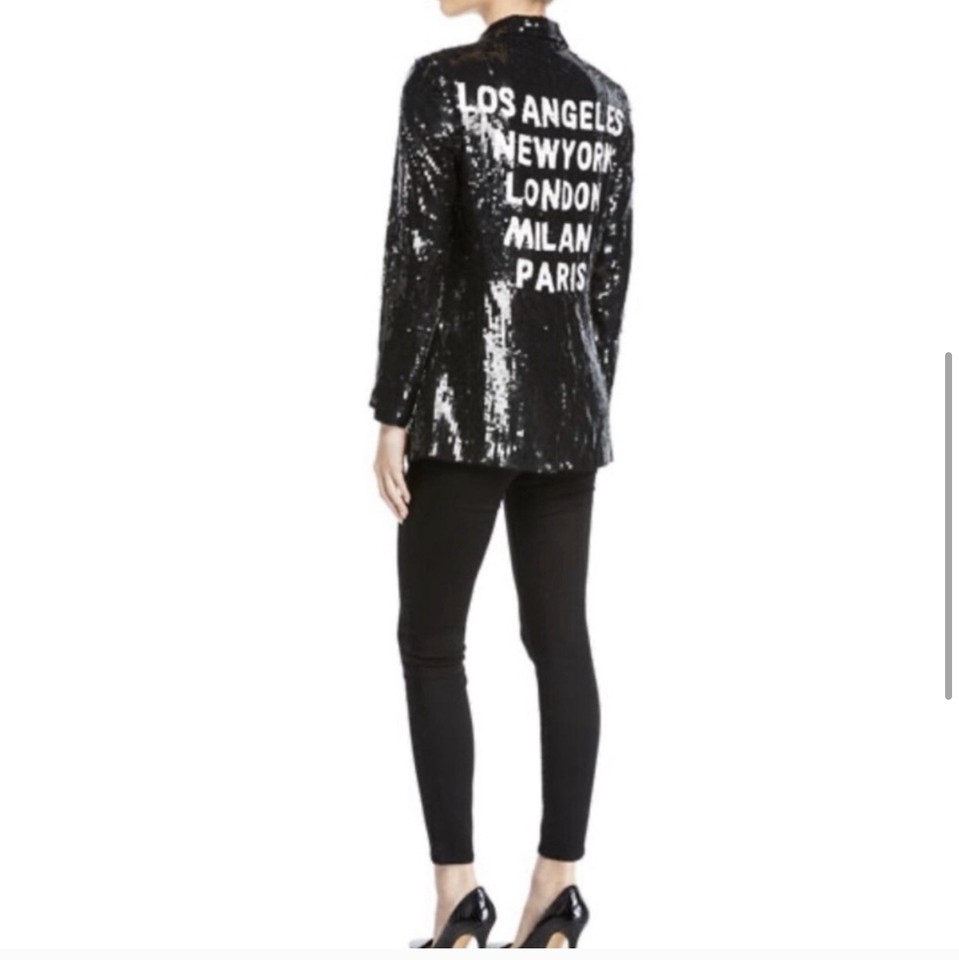 L’Agence Neval Sequins Blazer. NWT. Size 0. Retail- $1250 | eBay