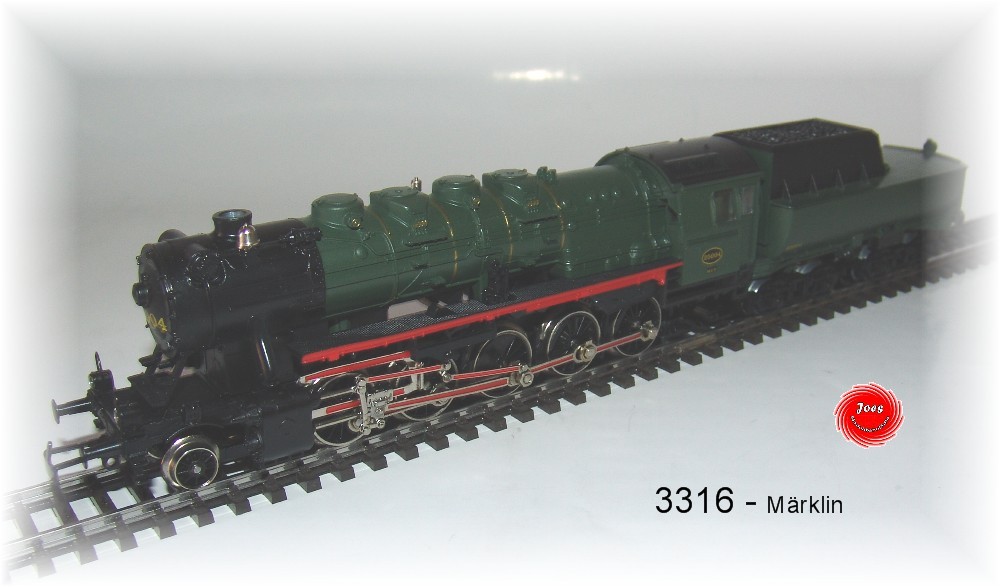 Märklin 3316 - Steam Locomotive Series 25 SNCB With Tub Tender Boxed ...