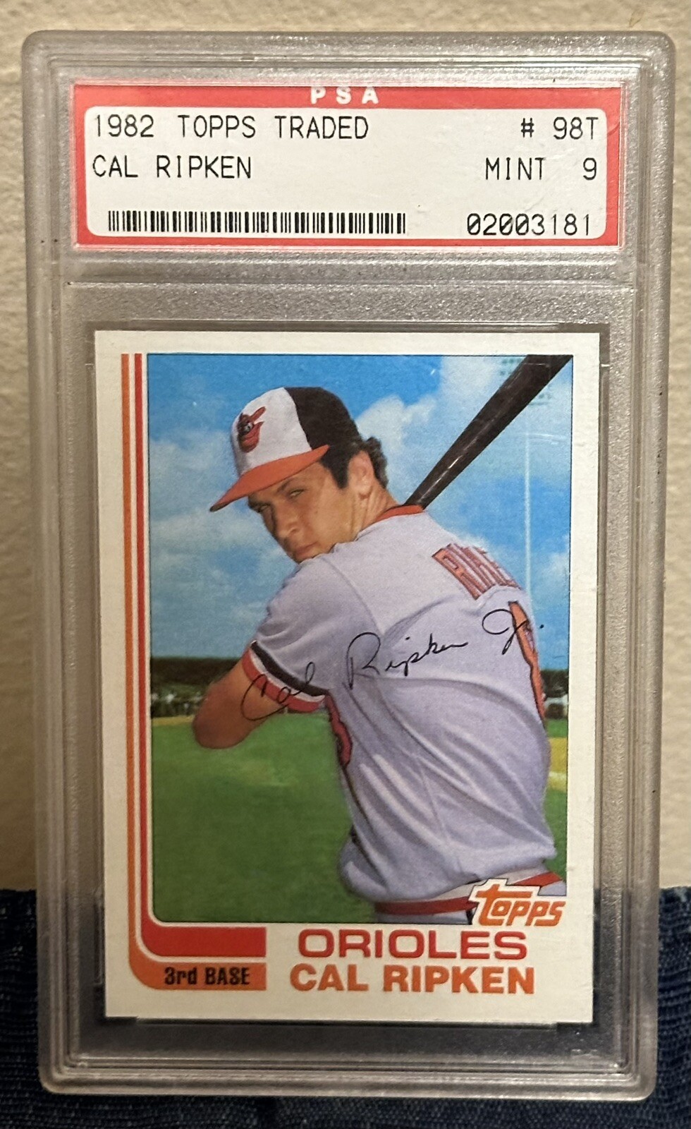 1982 Topps Traded #98T Cal Ripken Rookie Card Graded PSA MT 9 | eBay