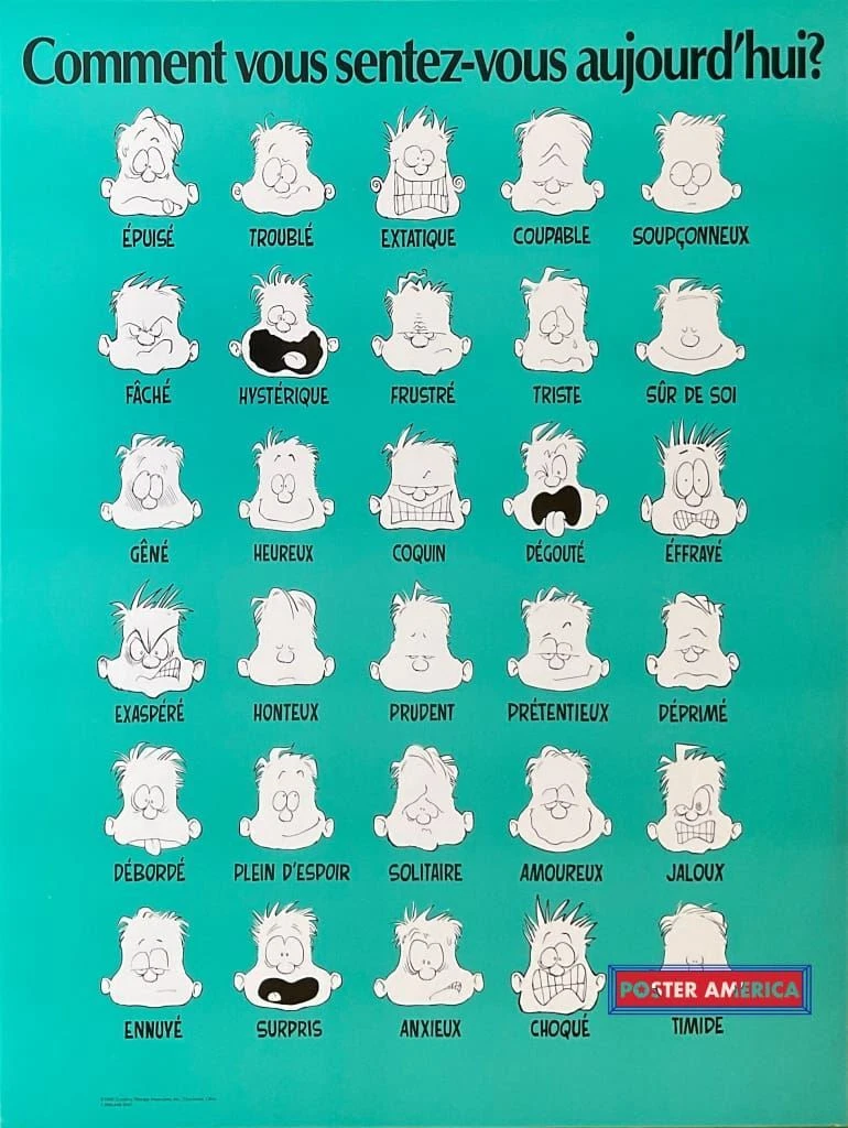 How Are You Feeling Today Poster Printable