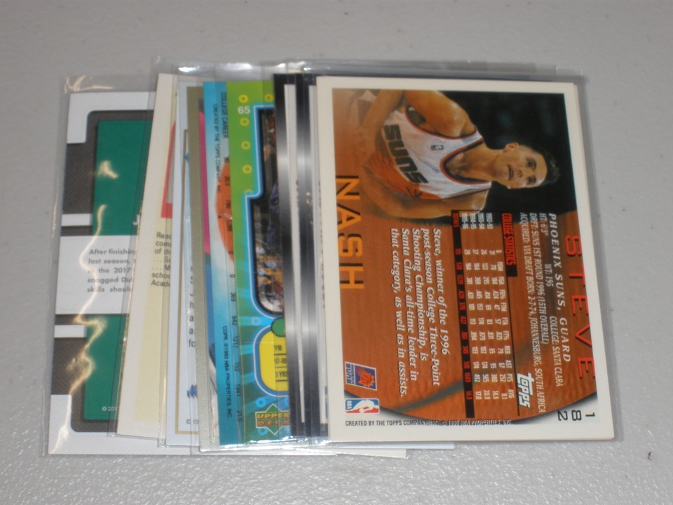 Lot of 10 - NBA Rookie Cards Jayson Tatum SHAQ Nash Ray Allen Vince ...