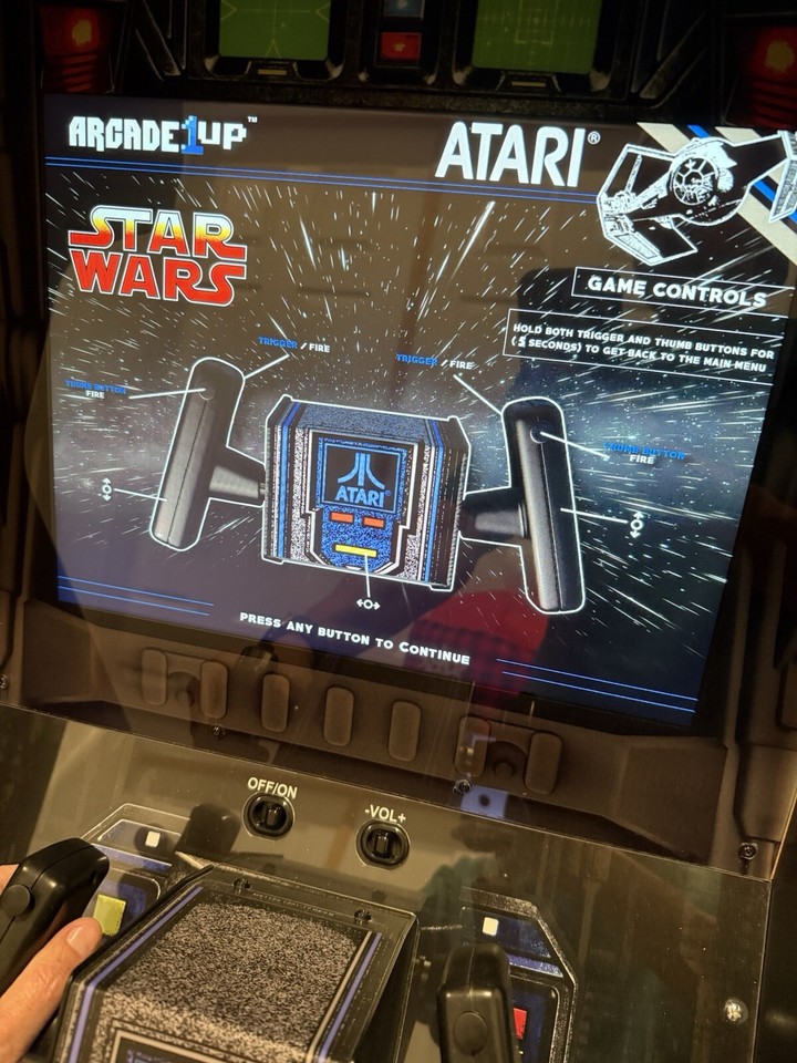Star Wars Arcade1UP Cabinet Games with riser and Star Wars Stool Gen#1 ...