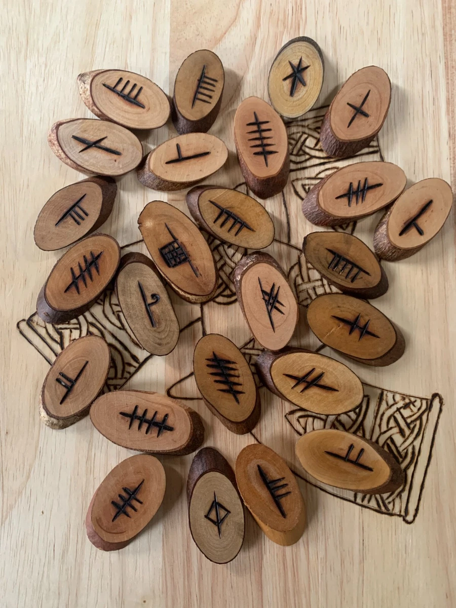 Cedar Celtic Ogham Set, 48% OFF