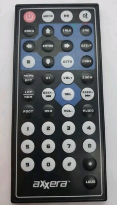Original Dual Axxera Remote Control AVM111NAVLH AVM111NAV AVM211NAV ...