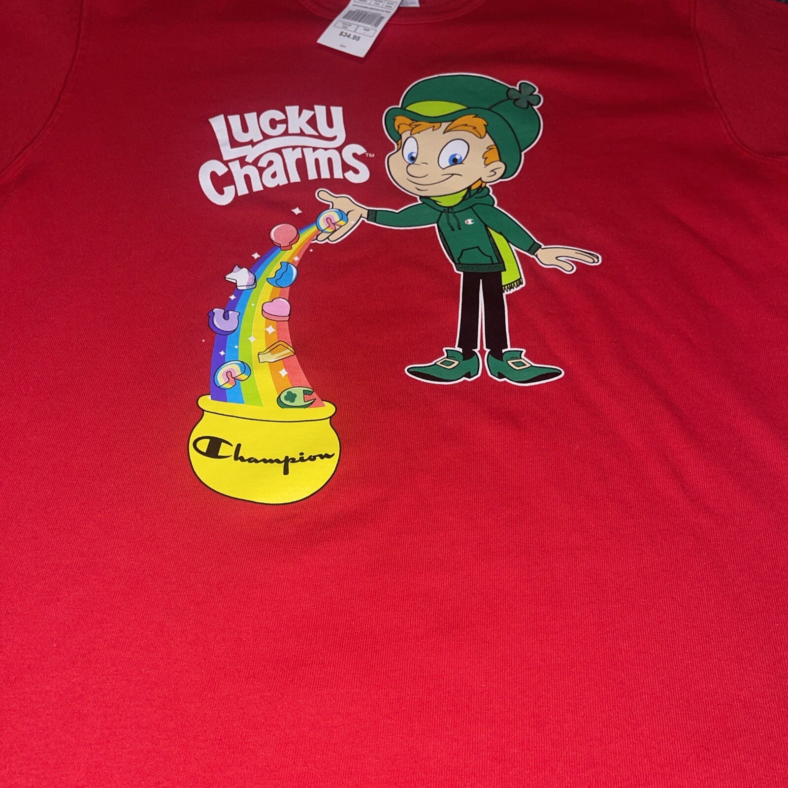 Champion General Mills Lucky Charms Limited Tshirt SZ L RARE | eBay