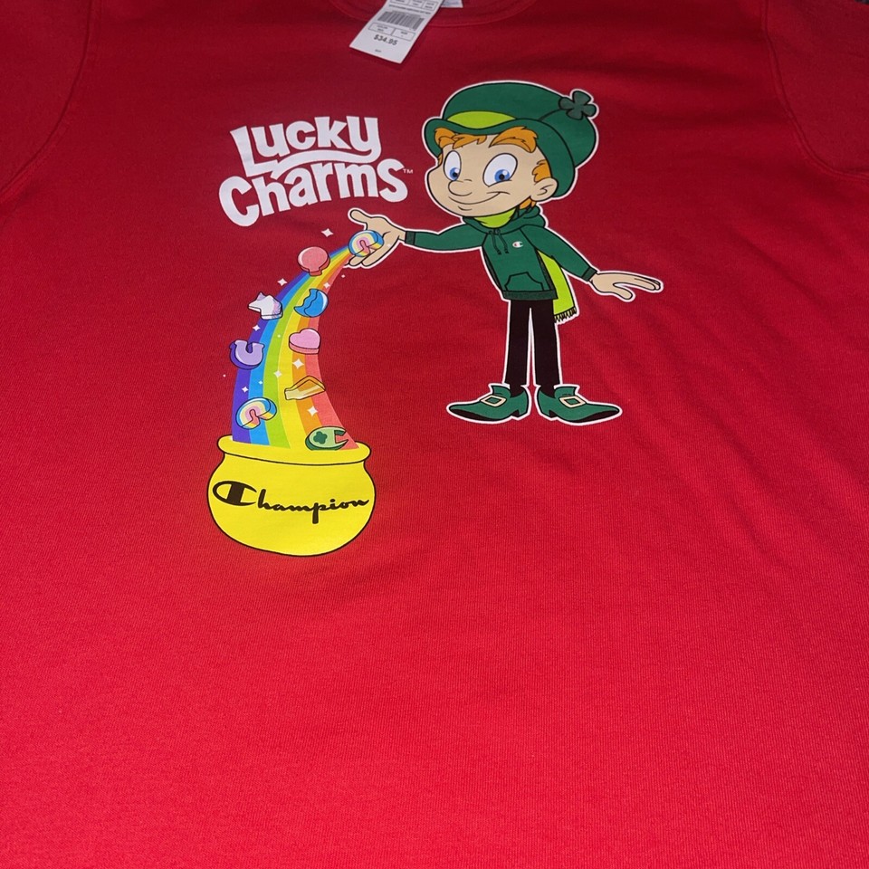 Champion General Mills Lucky Charms Limited Tshirt SZ L RARE | eBay
