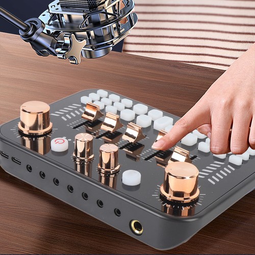 Podcast Soundboard Equipment Bundle Multifunctional Live Streaming ...