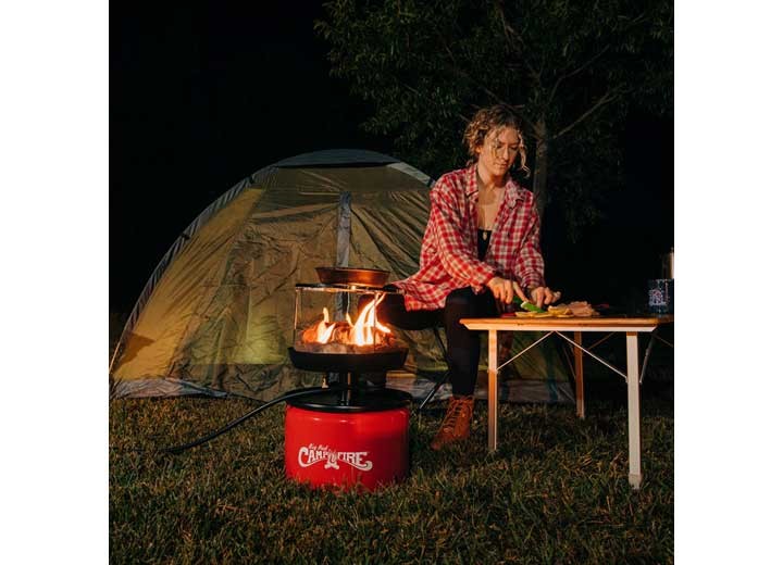 Camco 58035 Olympian Big Red Campfire Portable Propane Campfire | eBay