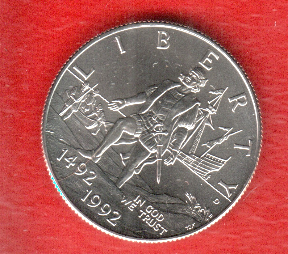 1492/1992 LIBERTY HALF DOLLAR D COMMEMORATIVE COIN | eBay