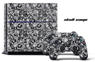 Designer Skin for PS4 Playstation 4 Console + Dualshock Controller ...
