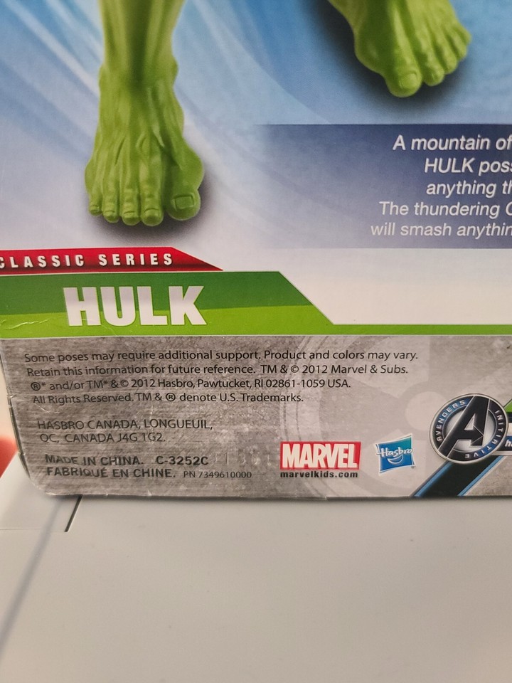 Hasbro Avengers Assemble Hulk Titan Hero Series 12" Action Figure NEW ...