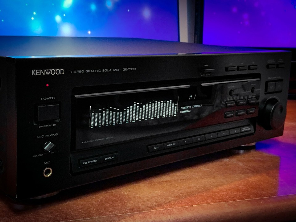 Kenwood GE-7030 🌈RaRe🌈 Vintage Digital Stereo Equalizer | eBay
