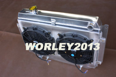 Aluminum radiator + shroud fan for HOLDEN HQ HJ HX HZ 253 & 308 V8 ...