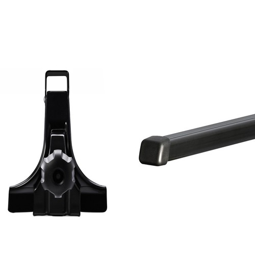 Thule 951 Gutter Foot Pack + Thule 767 Reinforced Roof Bars | eBay