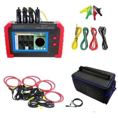 Power Quality Analyzer Meter with Current Clamp 10A ~ 6000A Max ...