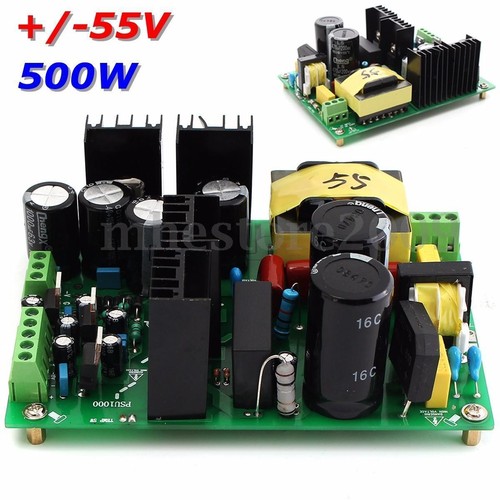 500W amplifier switching power supply board dual-voltage PSU +/-55V 50v ...