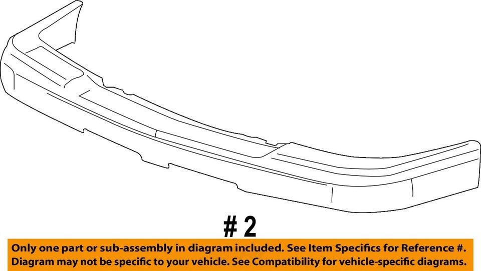 GM OEM 06-07 Silverado 1500 Classic Front Bumper Bumper Components-Cap ...