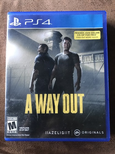A Way Out - Sony PlayStation 4 Disc In Excellent Condition Complete ...