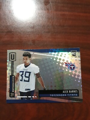2019 Panini Unparalleled #271 Alex Barnes Tennessee Titans Rookie Card ...