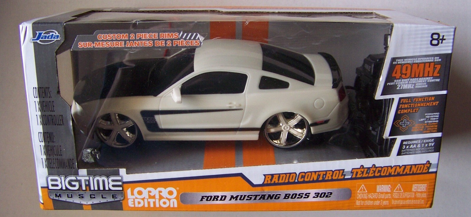 Jada Bigtime Muscle Ford Mustang Boss 302 Radio Control LoPro Edition ...