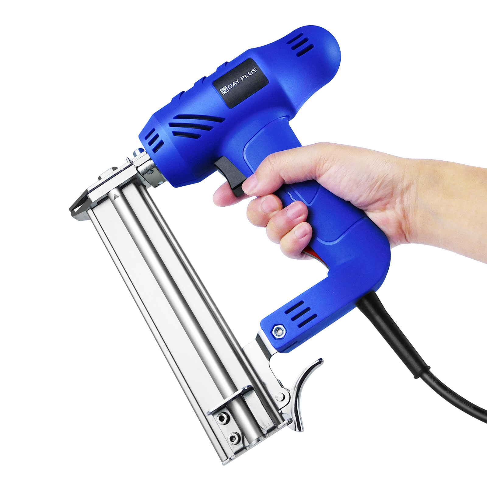 Electric Staple Nail Gun Tacker Upholstery Carpet Fabric Thin Wood ...