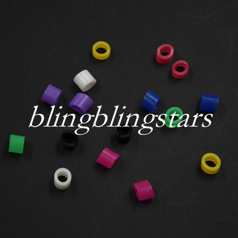 100/Box Dental Silicone Color Code Rings Bands Hygienist Instruments 10 ...