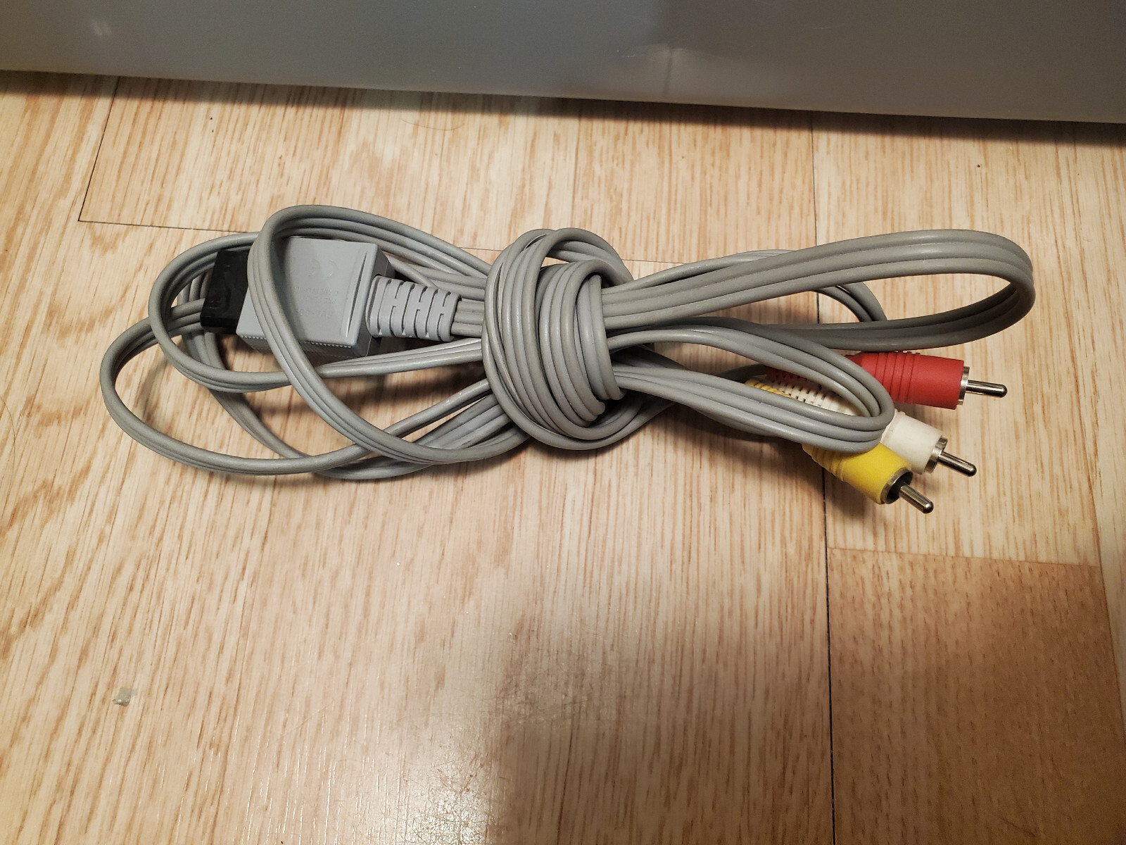 OFFICIAL OEM GENUINE Nintendo Wii Wii U AV VIDEO COMPOSITE CABLE RVL ...