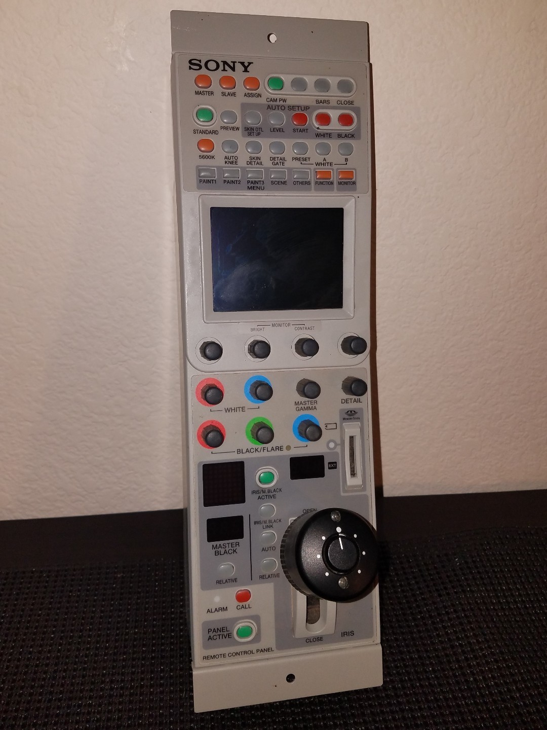Sony DXC-D55WS SD-SDI Camcorder Remote, Control Panel, CCU-TX50 CA-TX50 ...
