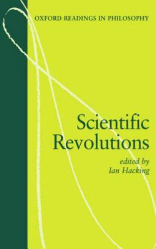 Scientific Revolutions by Ian Hacking 9780198750512| eBay